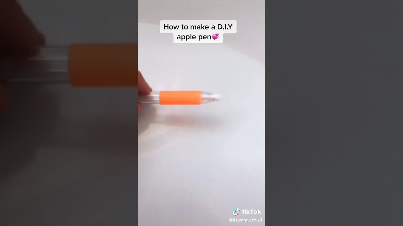 Diy apple pen - YouTube