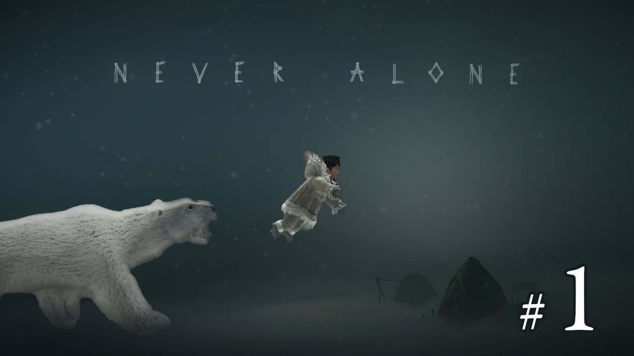 #1【吹雪の中で追いかけっこ】アクションゲーム「Never Alone」 - YouTube