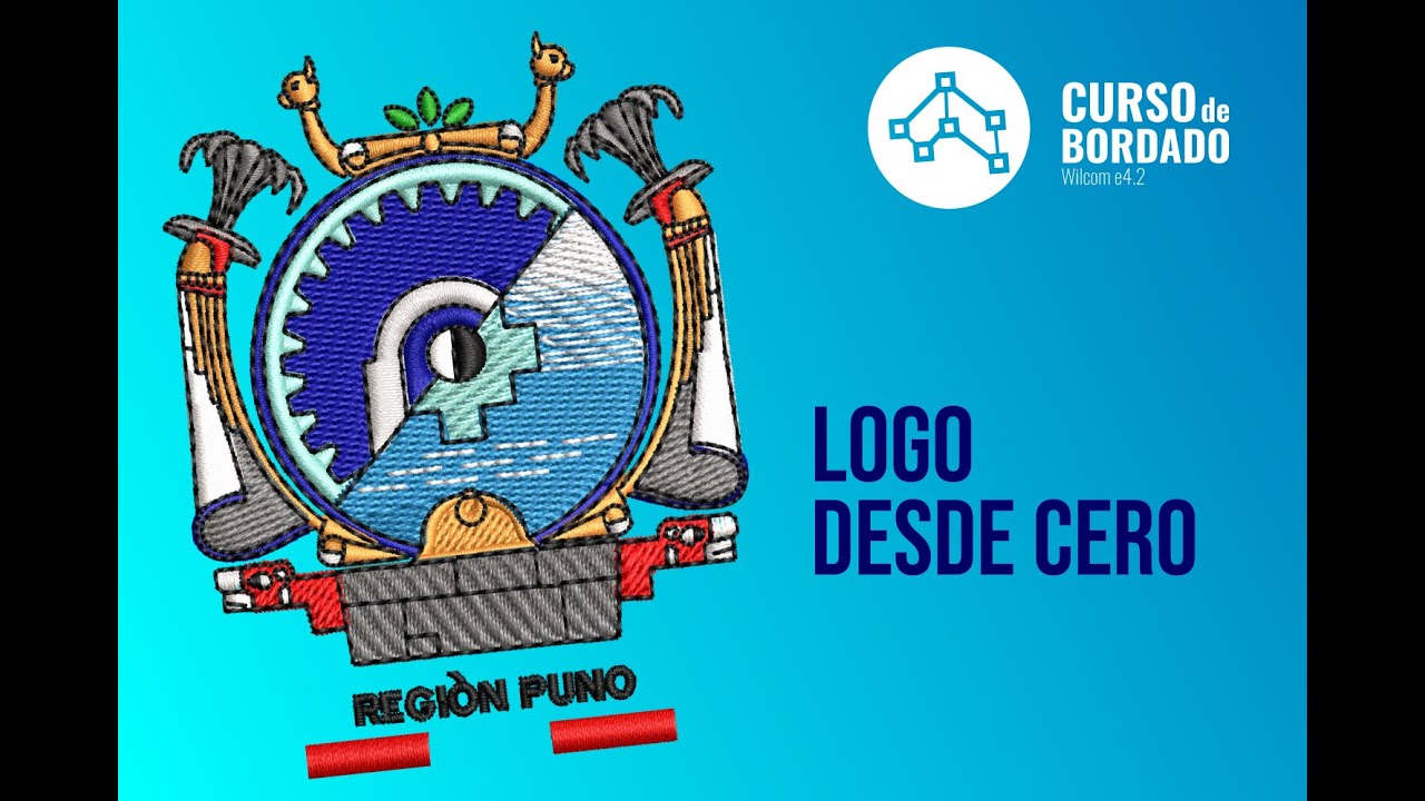 Digitalizado Logo desde cero en Wilcom - YouTube