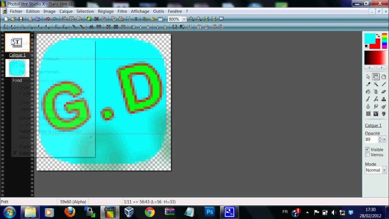 Comment faire un icon d'iphone avec photofiltre - YouTube