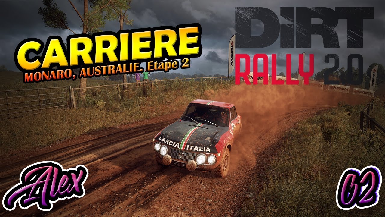 DiRT RALLY 2.0 - Carrière - Monaro/Australie étape 2 (FR) - YouTube