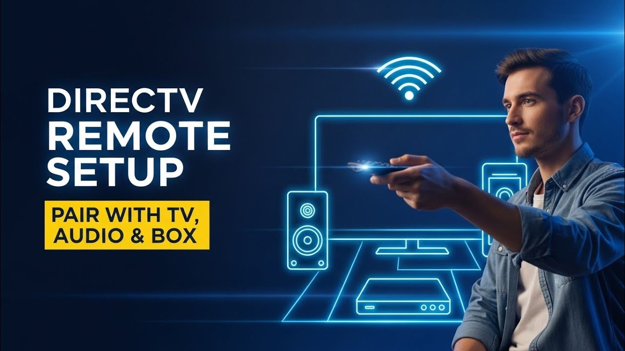 DirecTV Remote Setup — Pair with TV, Audio, or Streaming Box - YouTube