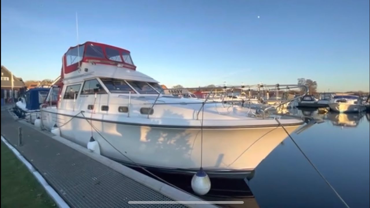 Princess 385 For Sale at Norfolk Yacht Agency - YouTube