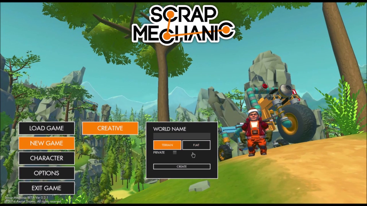 Everyone's An Engineer in Scrap Mechanic - Simple Car - Episode 1 - YouTube