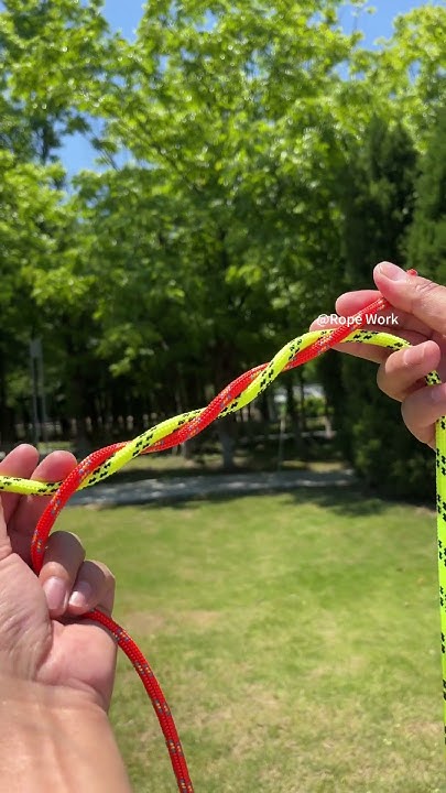 Useful knot tying tips: Connect two ropes together!! - YouTube