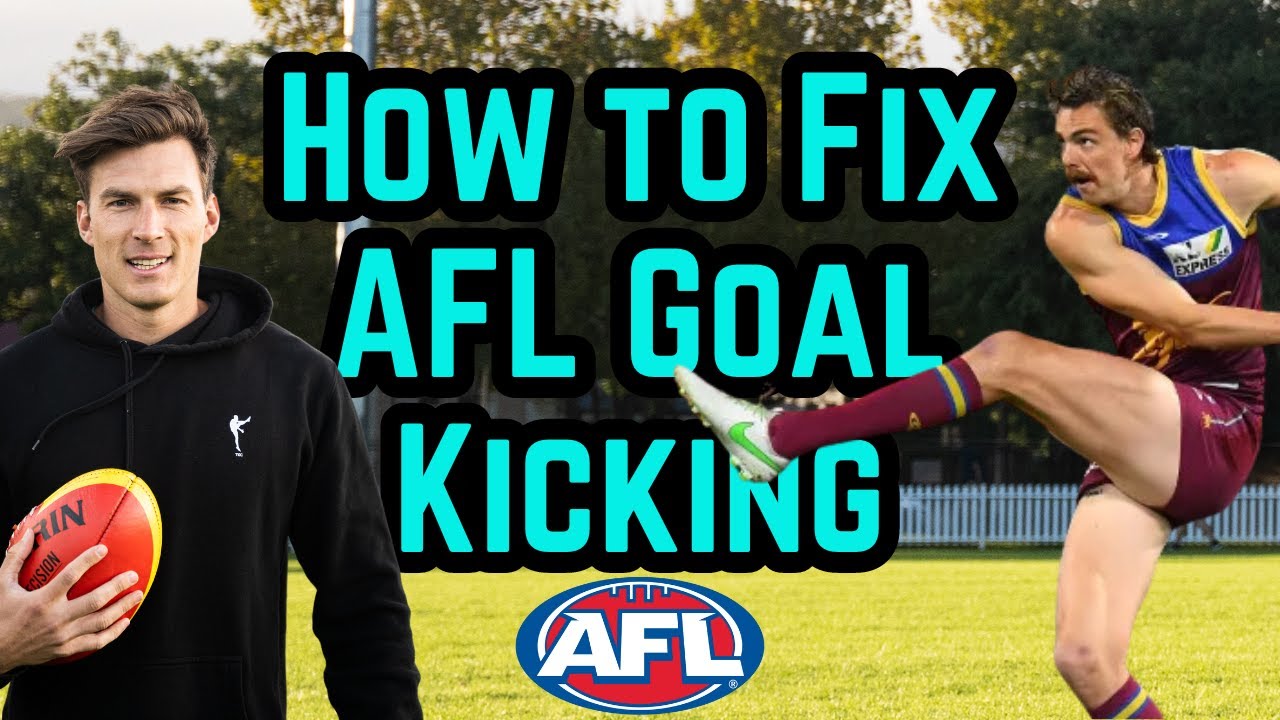 How to EASILY fix AFL goal kicking - YouTube