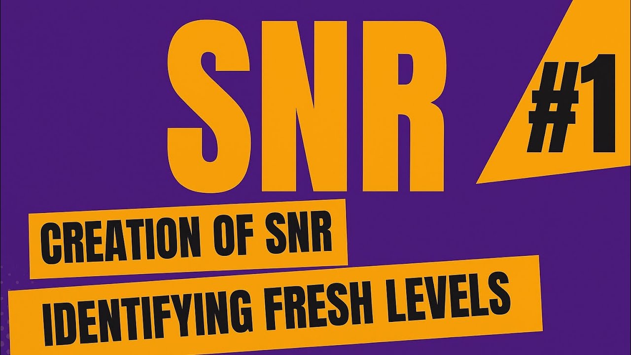 SNR Trading Secrets #1 | Creation of SNR & Identifying Fresh Levels ...
