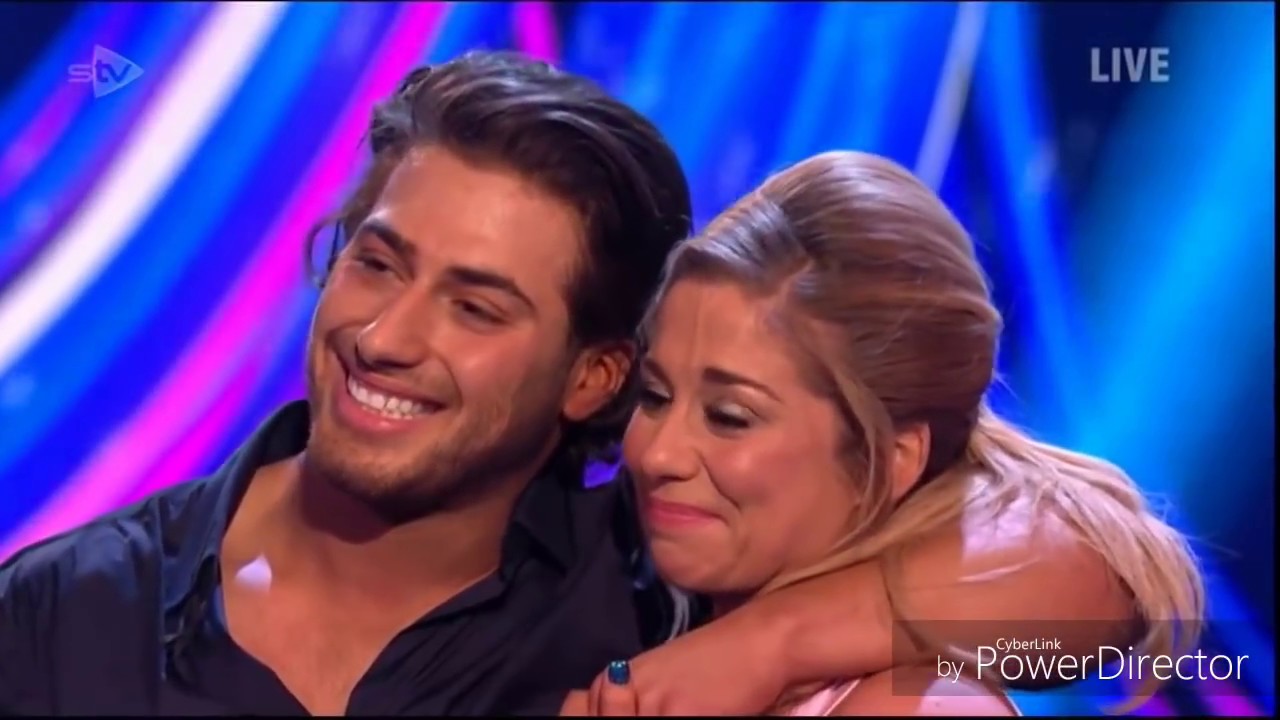 Kem Cetinay and Alex Murphy skating in Dancing on Ice: Semi Final ...