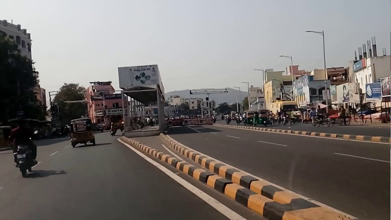 BRTS Road-Vijayawada as on 31.01.2017 - YouTube