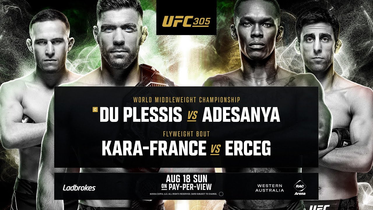 UFC 305: Du Plessis vs Adesanya - Main Card Results! - YouTube