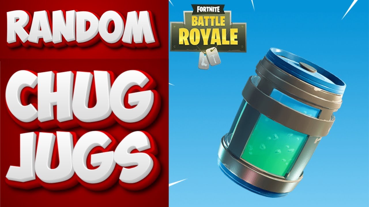 Find and Drink Random CHUG JUGS - (Fortnite) - YouTube