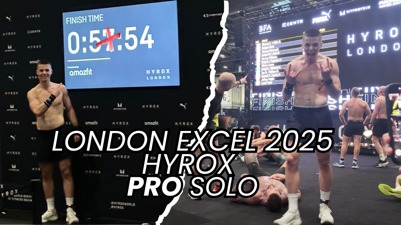 HYROX LONDON EXCEL 2025 – PRO SOLO | SUB-60 | FAST RACE + BIG ...
