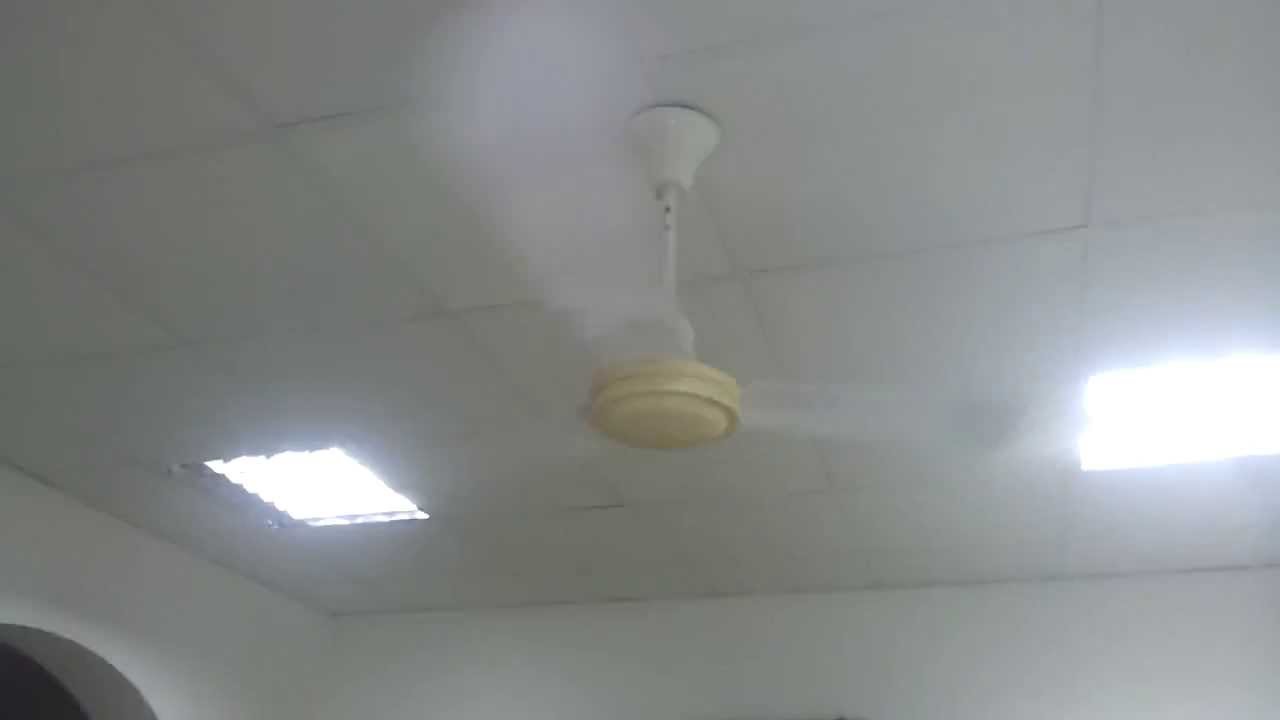 EMC (Safer-EMCO) ceiling fan early-mid 80s (fan 1) - YouTube