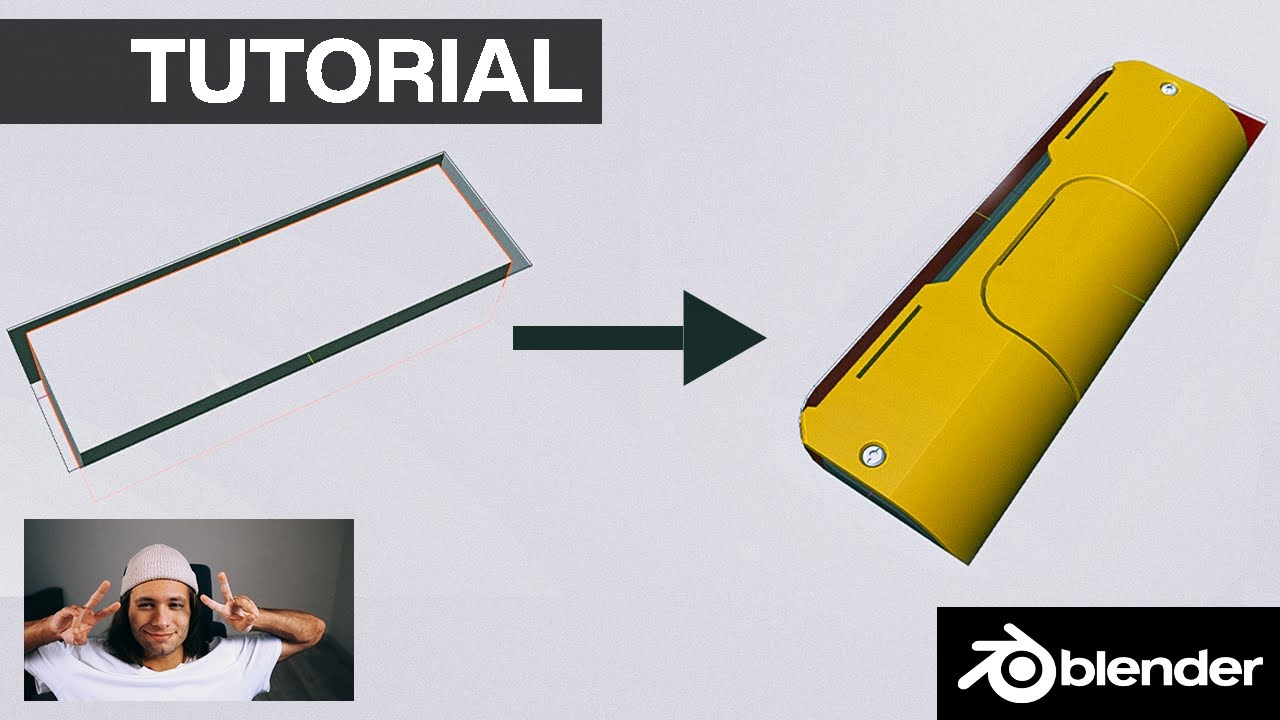 Creating simple Sci Fi insert for Kit ops in Blender | Tutorial - YouTube