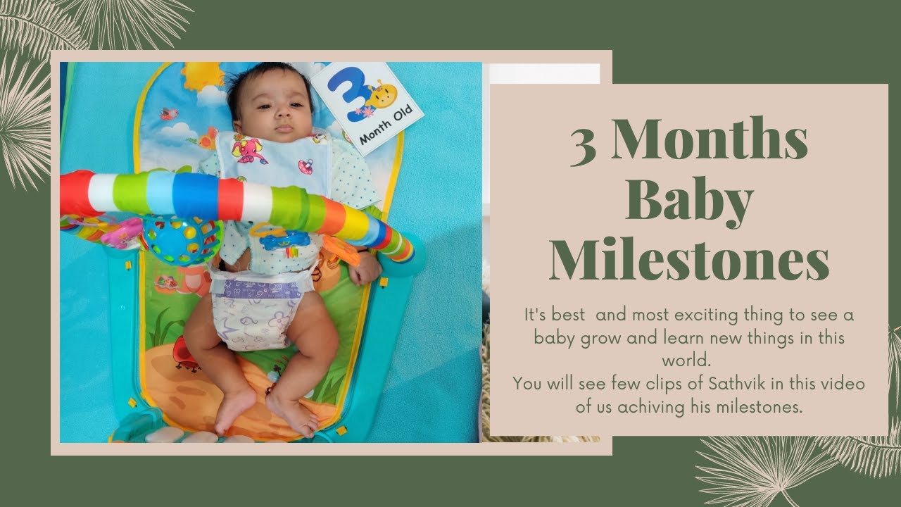 Milestones of 3 Month old baby | 3 month baby milestone | Development ...