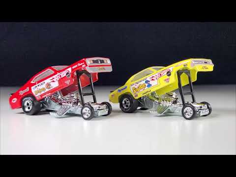 Spotlight: Hot Wheels Car Culture 2 Pack | Snake and Mongoose | Plymouth 'Cuda and Duster Funny Cars