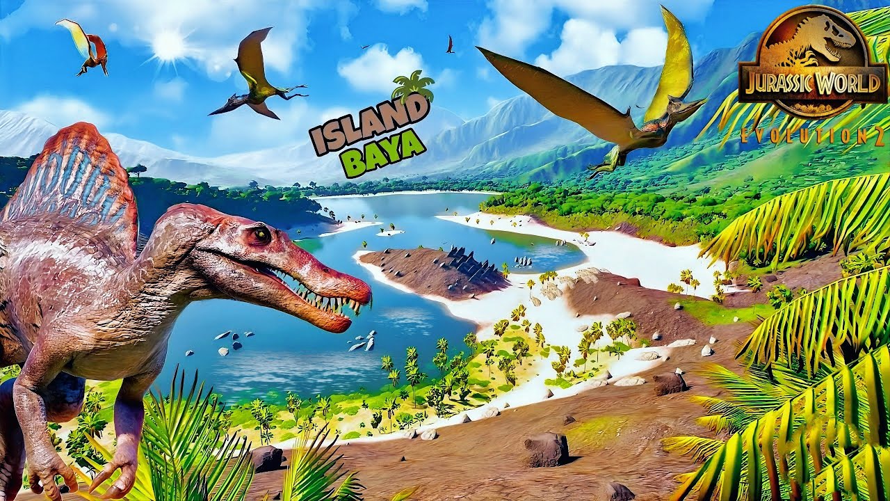 Island Baya - The great Spinosaurus that rules this island, Jurassic ...