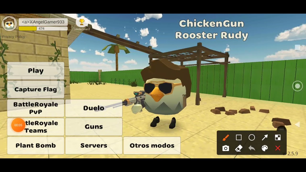 Nueva actualización de Chicken gun - YouTube