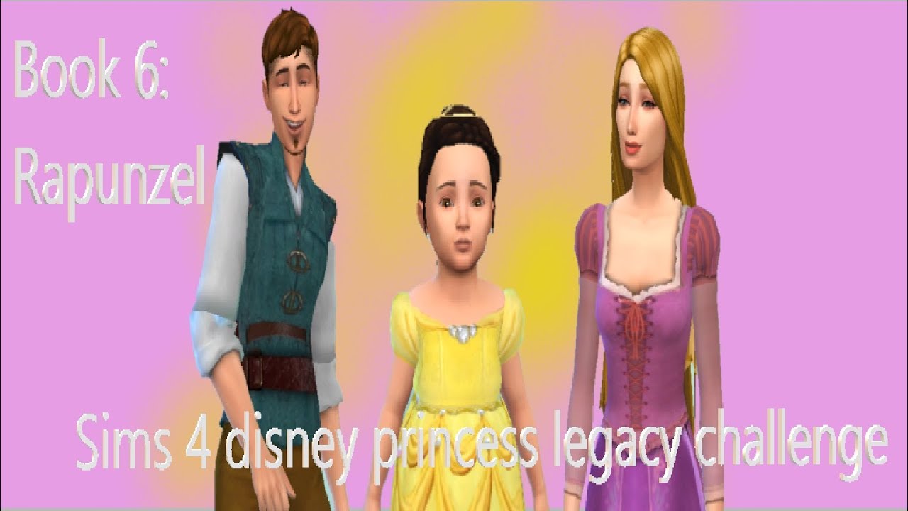 sims 4 disney princess legacy challenge{book 6:Rapunzel}EP 77-Belle is ...