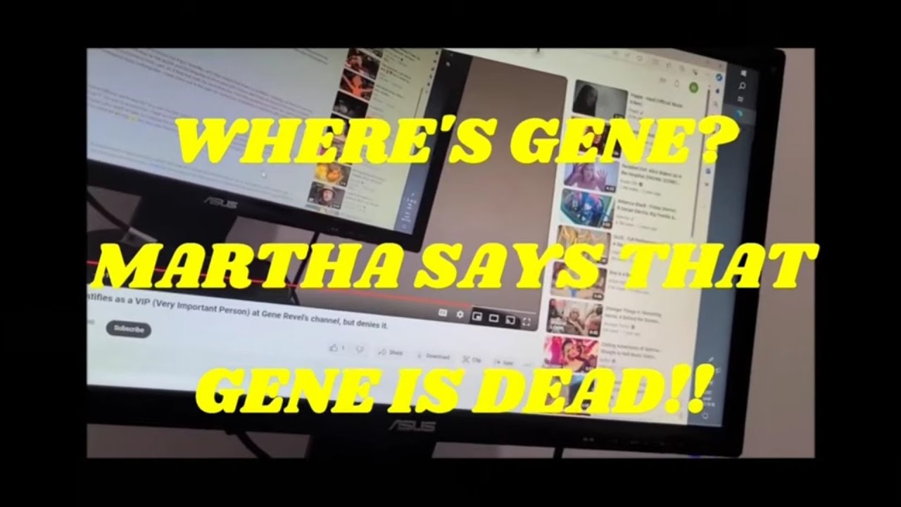 How exactly did Martha hear that Gene Revel was dead? - YouTube