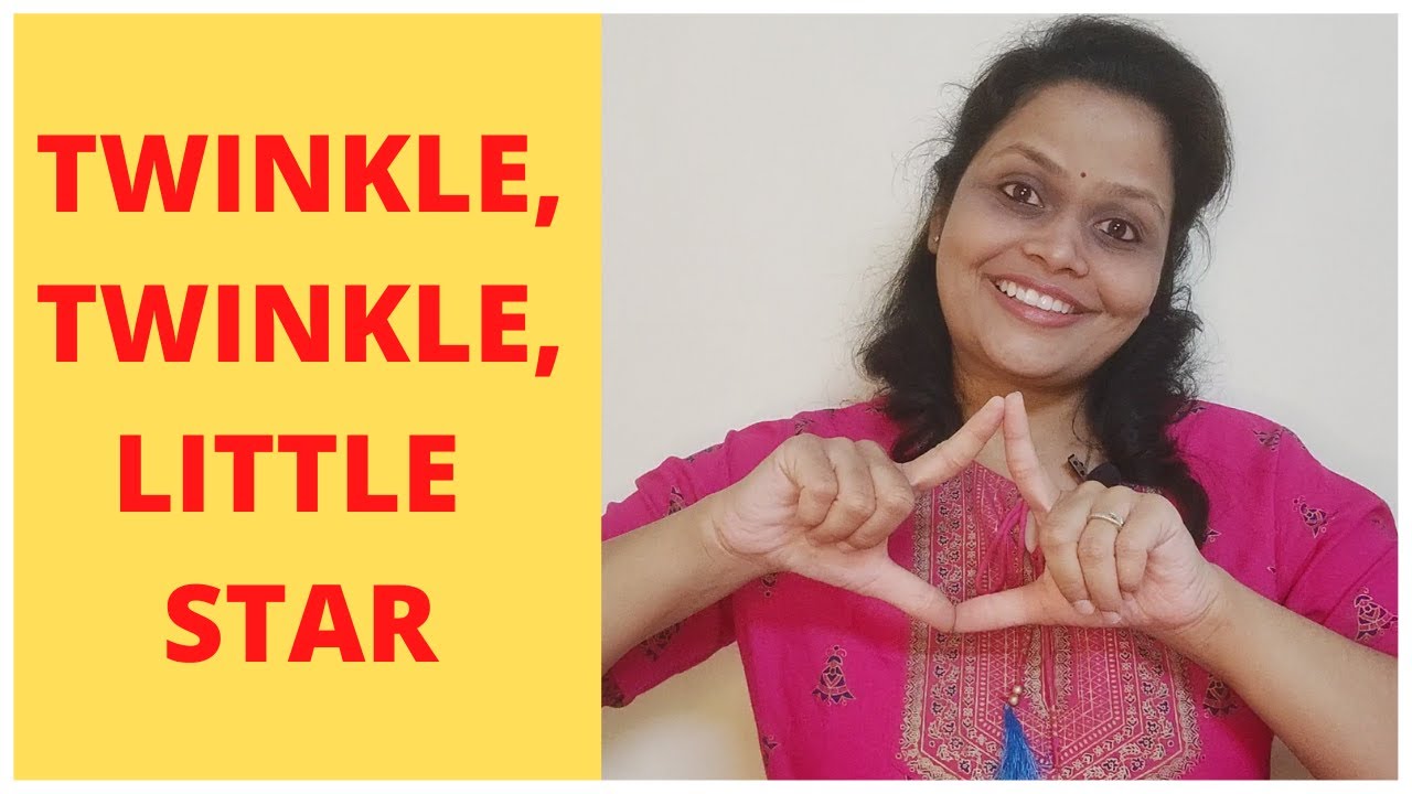 Twinkle Twinkle Little Star | With Actions | Nursery Rhymes With ...