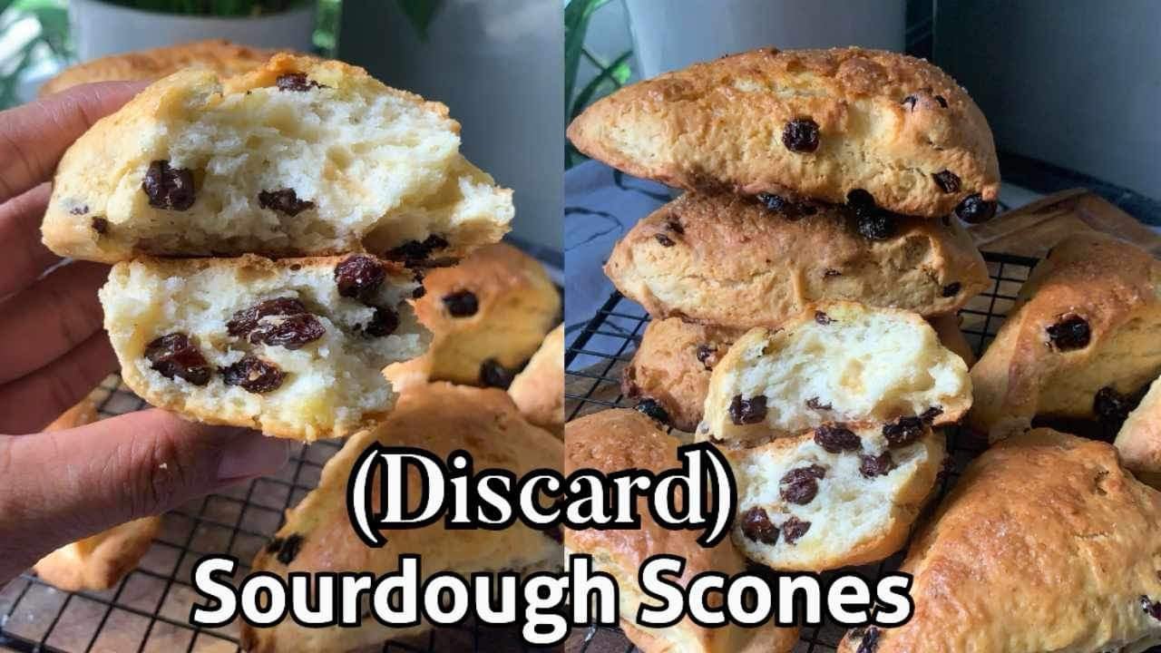 How To Make Discard Sourdough Scones! Super Quick & Easy Recipe! - YouTube
