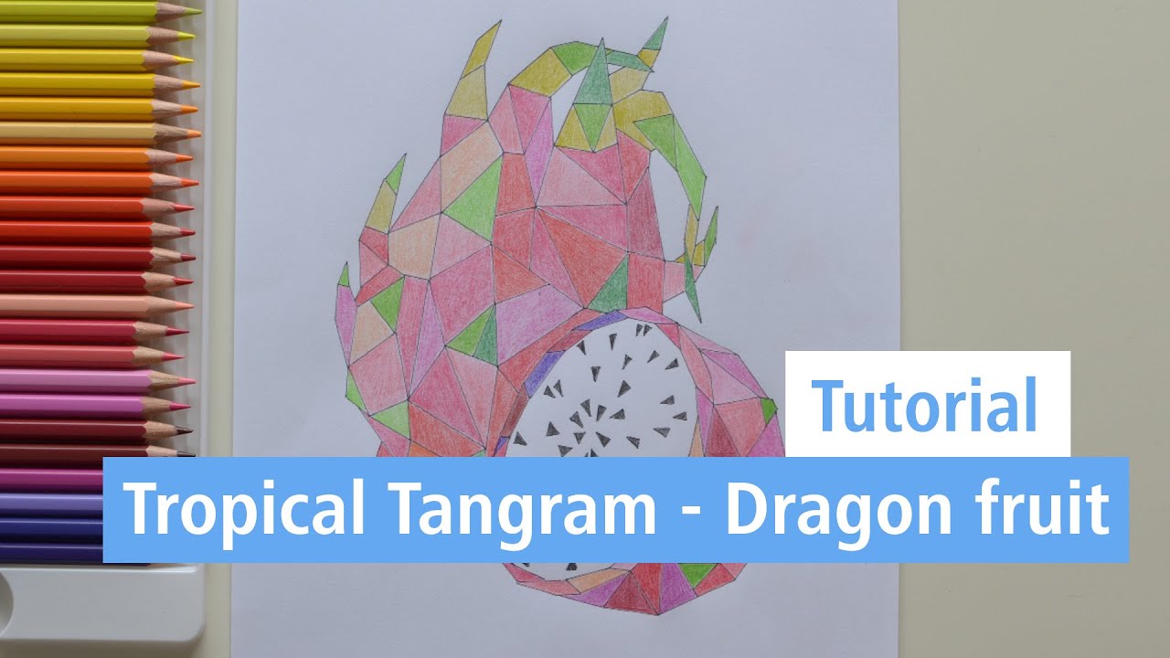 Tangram Dragon fruit DIY Tutorial | STAEDTLER - YouTube