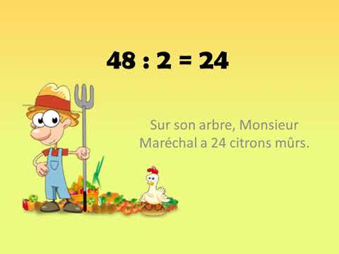 Calculer la moitié d'un nombre CE2 - YouTube
