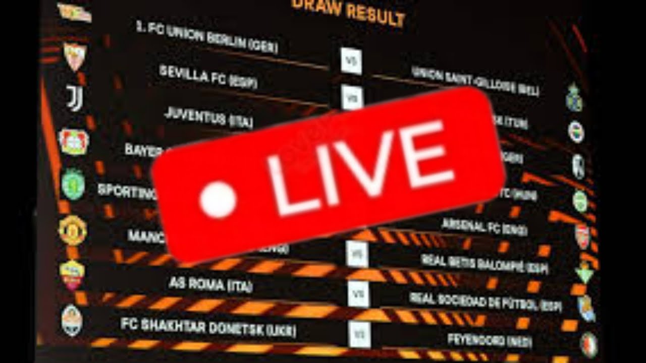 DIRETTA SORTEGGI DI EUROPA LEAGUE - YouTube