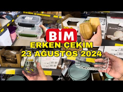 BİM’E GELEN YENİ ÜRÜNLER | ERKEN ÇEKİM | BİM 23 AĞUSTOS 2024 CUMA | BİM BU CUMA ÇOK GÜZEL KAÇMAZ |