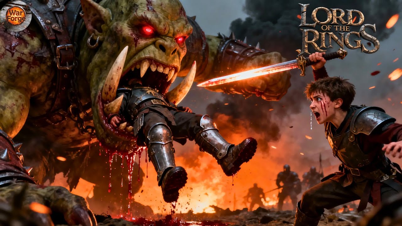 10,000 Orcs vs One Legion: The Final Stand ⚔️ Lord of the Rings - YouTube