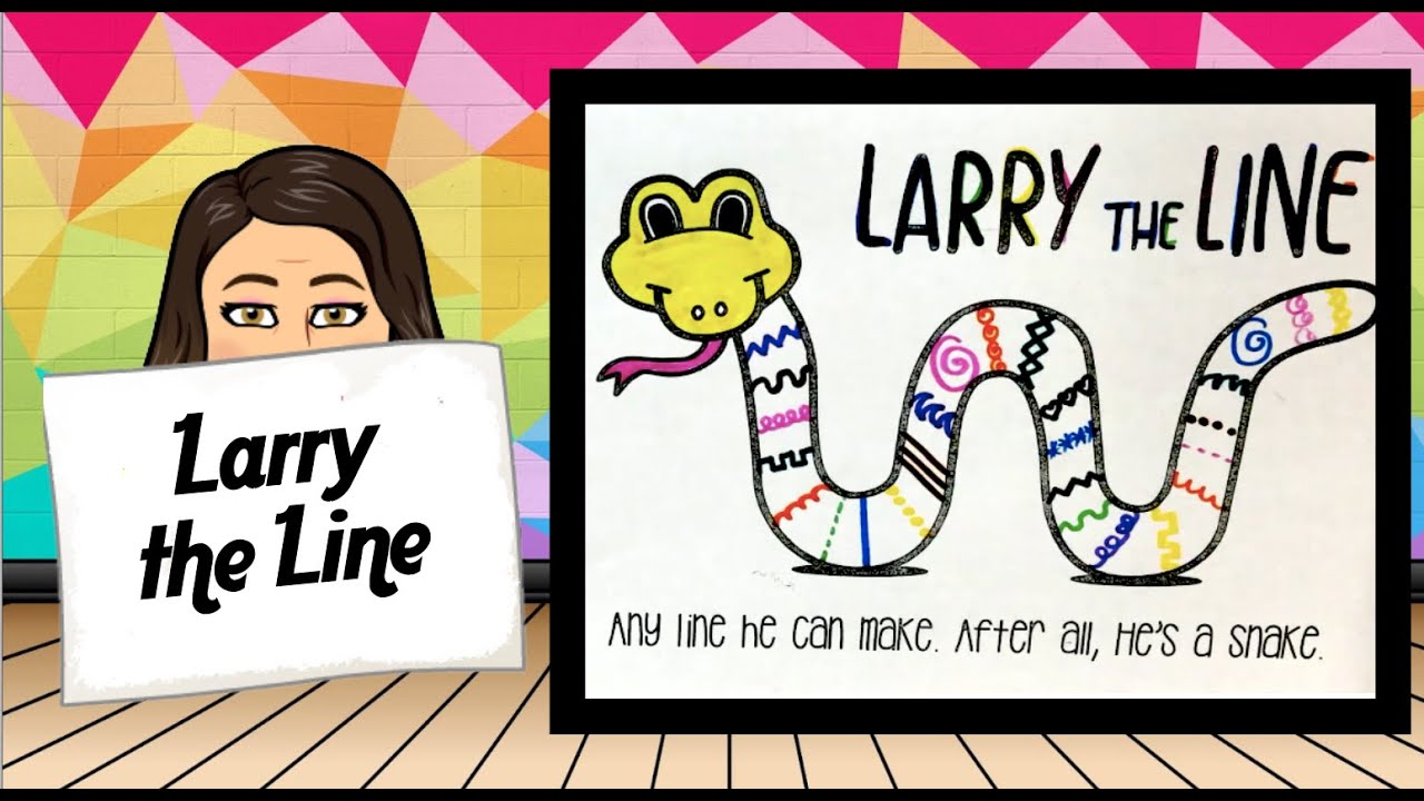 Mrs. Hanne's Art Studio - Larry The Line Template - YouTube