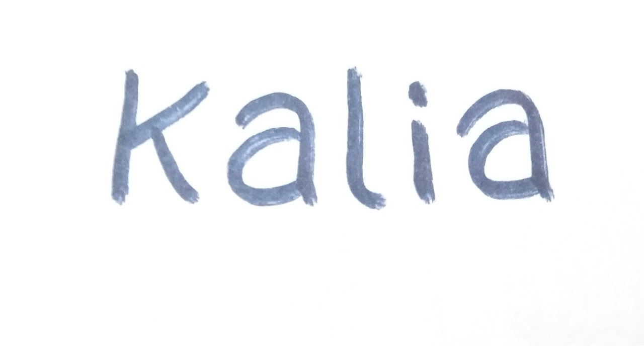 Very easy ! How to turn word kalia( chhota bheem character )into ...