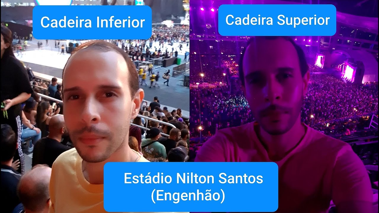 Show no Estádio do Engenhão (Experiência na cadeira Superior e Inferior ...