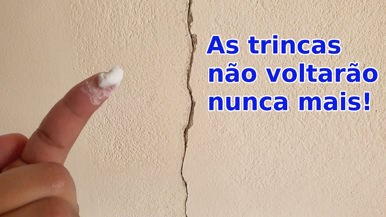 Acabe com trincas nas paredes e muros assim (passo a passo completo ...