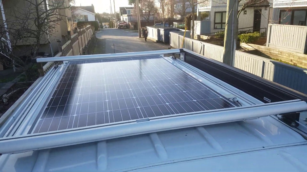 2014 Mercedes Sprinter Off grid solar setup March 6, 2020 - YouTube