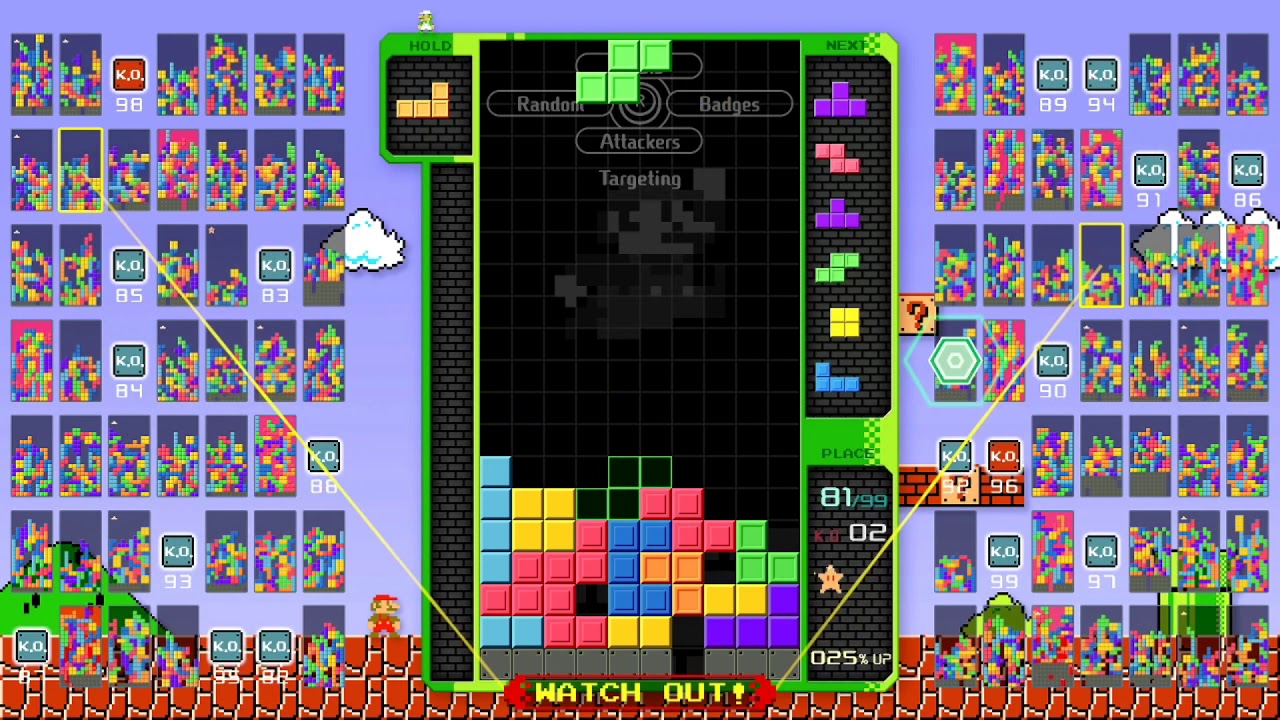 [Switch] Mario Theme | Tetris 99 - YouTube