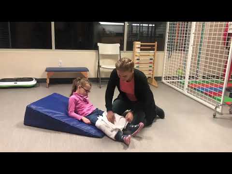 Maria Teresa Ferrer, Tip for Upper extremity use, head elevation, strengthening, and hip stretching.