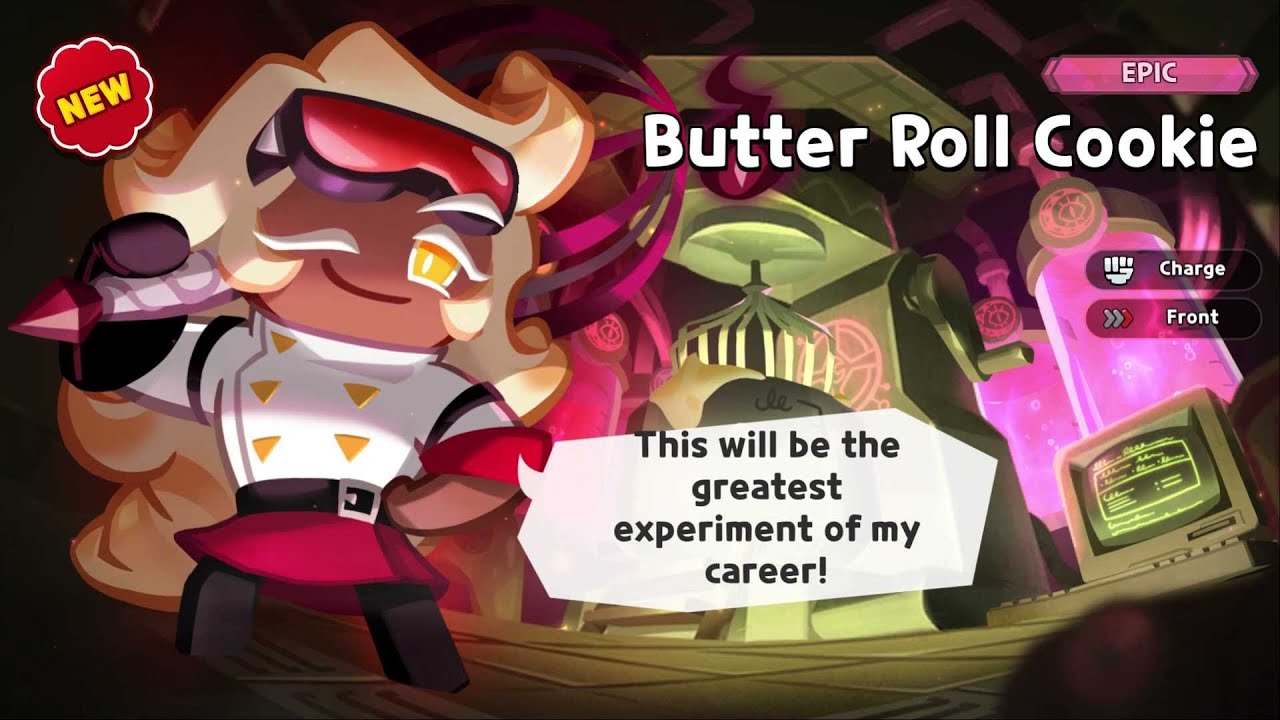 BUTTER ROLL COOKIE GACHA ANIMATION! WELCOMING THE MAD SCIENTIST ...