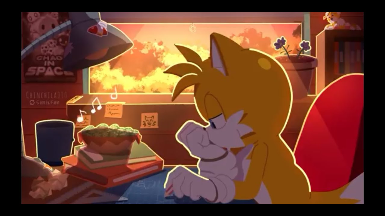 Tails Lofi [24/7] with rain ambience - YouTube