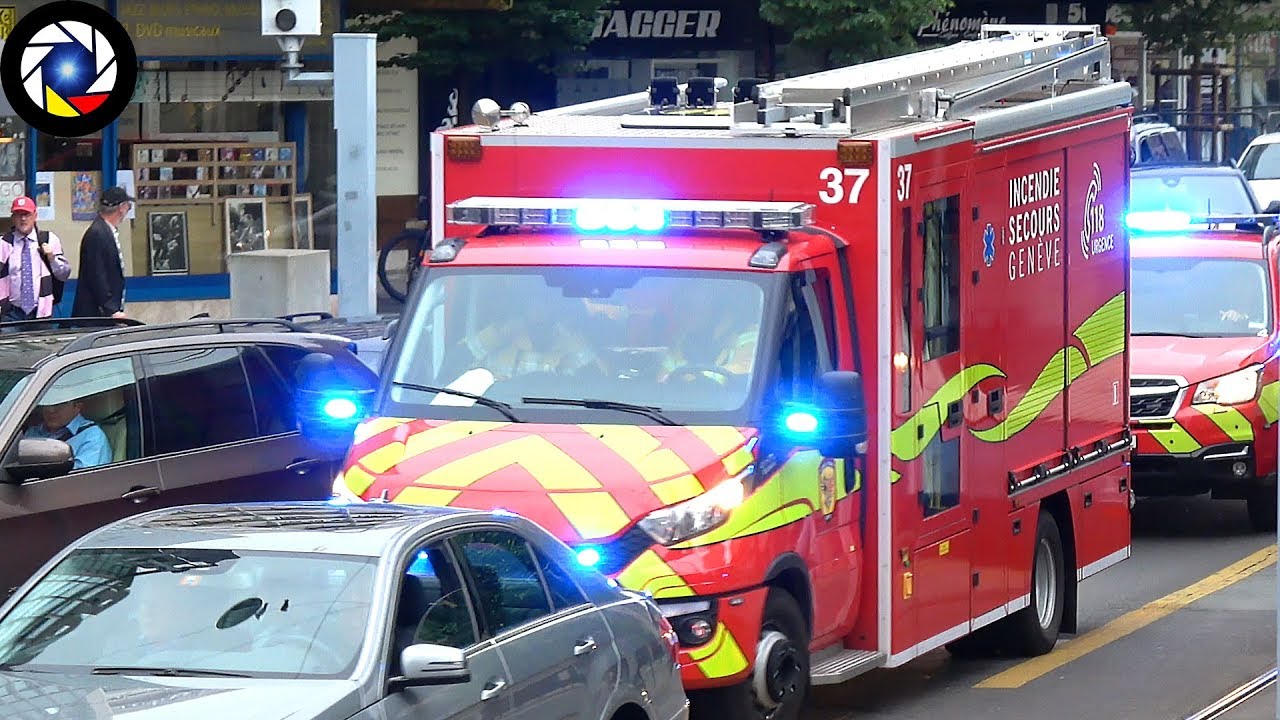 AIR HORN - Geneva Fire Department Responding - YouTube