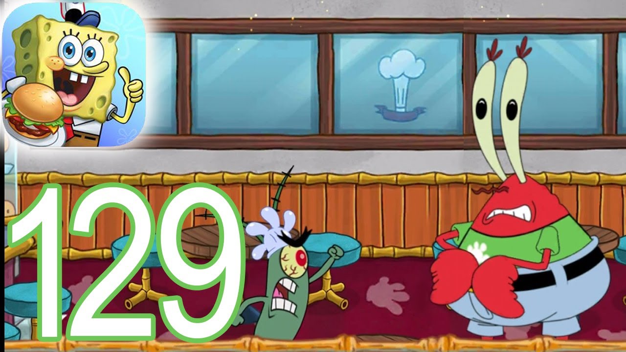 SpongeBob: Krusty Cook-Off - CHEF GLOVEY - Gameplay Video Part 129 (iOS ...