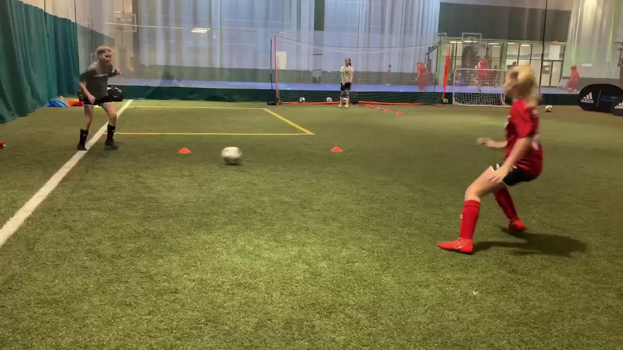 Foot Work with Combination Play - YouTube