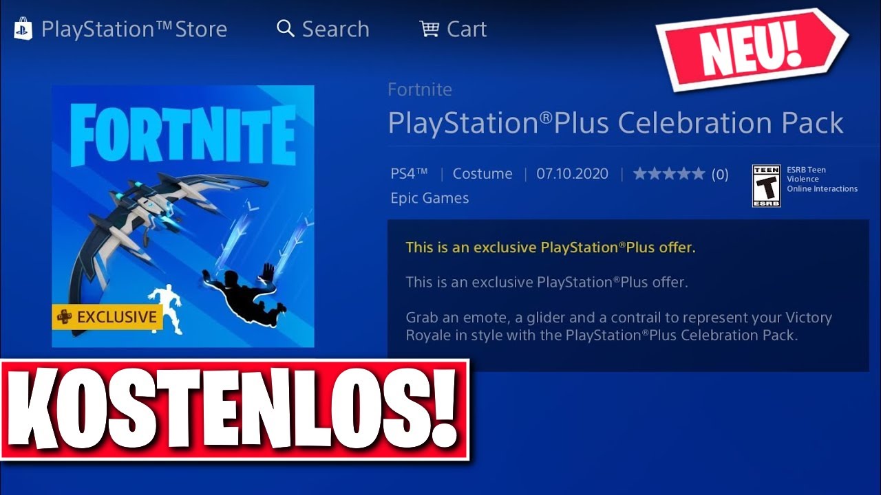 🎁KOSTENLOSES PS-PLUS BUNDLE in FORTNITE ist DA!!🎁 - YouTube