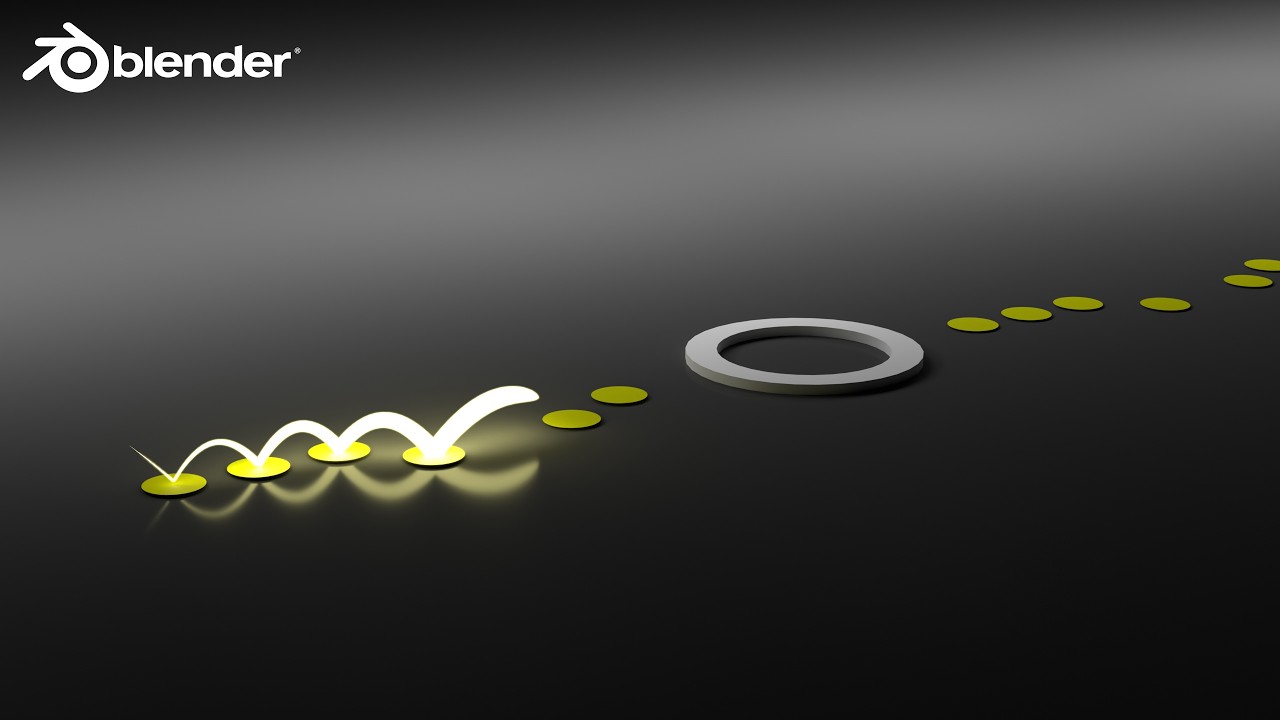 Making a Bouncing Curve Audiovisualizer Animation in Blender 4.3 ...