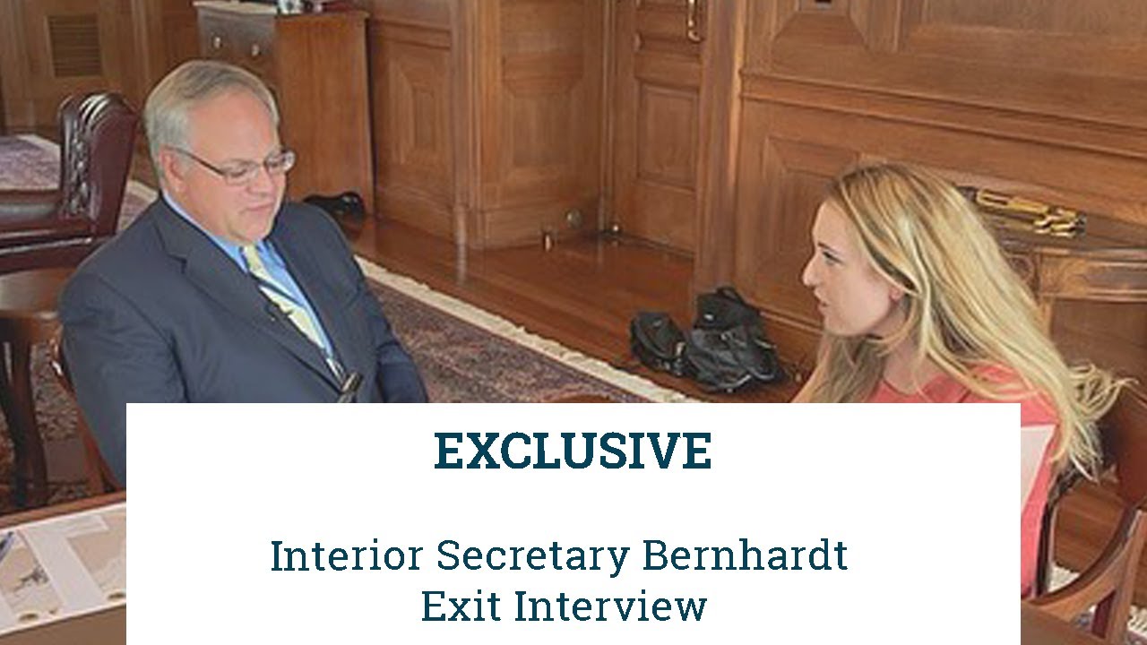 An Exit Interview with Trump Interior Secretary David Bernhardt - YouTube