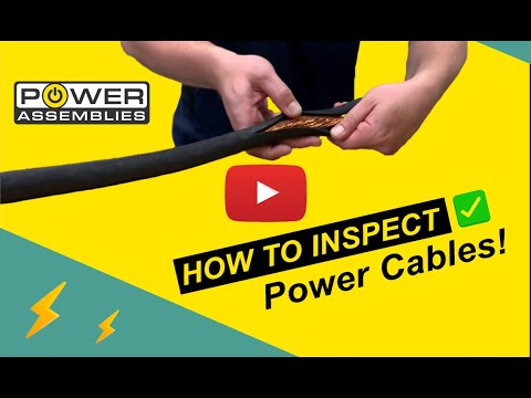 How To Inspect Power Cables - YouTube