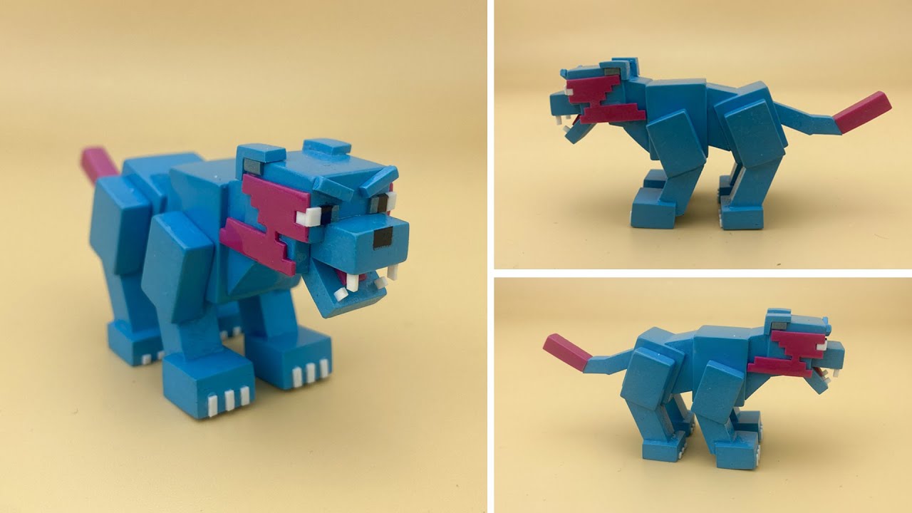 I made a Panther of MrBeast logo in Minecraft - YouTube