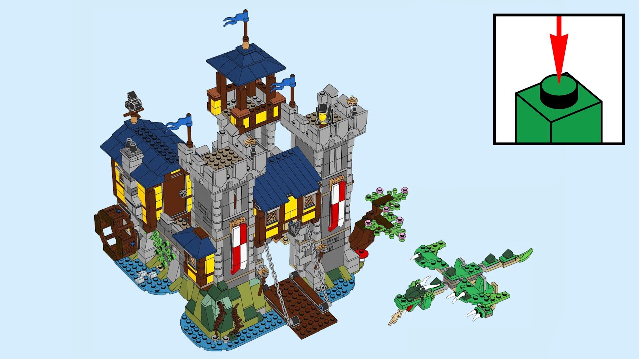 LEGO Creator 3-in-1 31120, Medieval Castle - building instructions ...