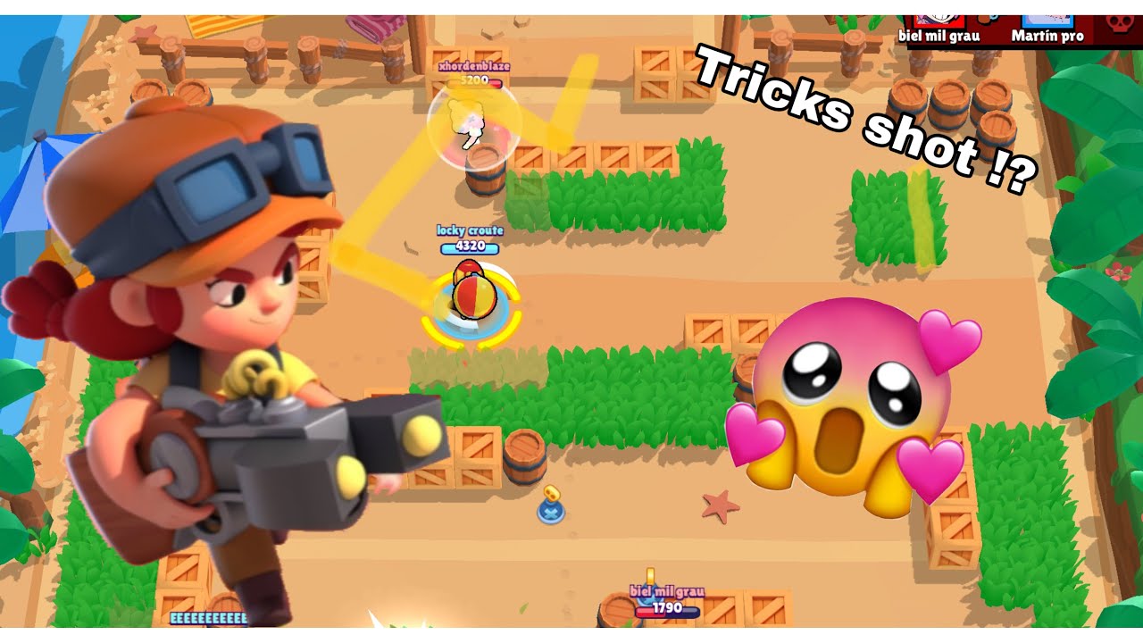 Compilation Tricks shoot #1 (brawl star) - YouTube